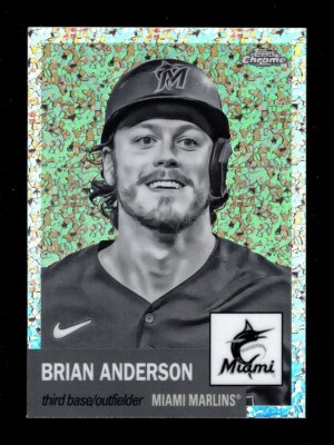 2022 TOPPS CHROME PLATINUM BLACK & WHITE MINI DIAMONDS #403 BRIAN ...