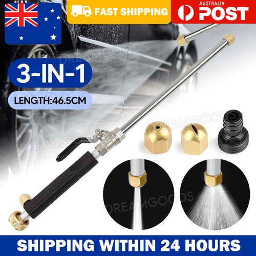 Hydro Jet High Pressure Power Washer Water Spray Gun Nozzle Wand ...