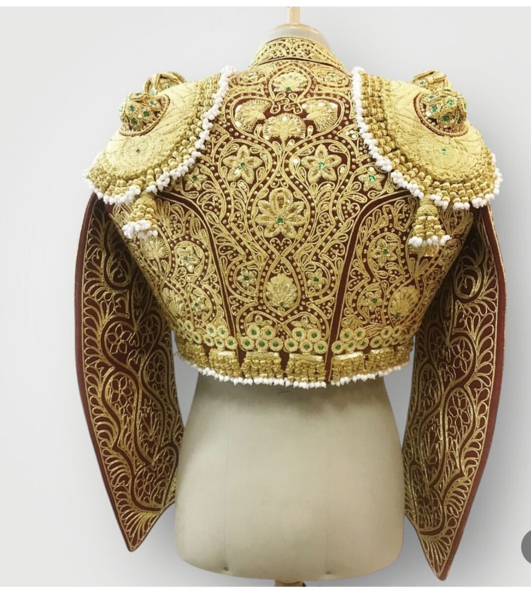 Customized Red Men Spanish Matador Jacket Premium Bullfighter Torero ...