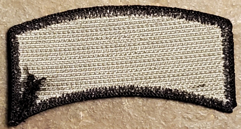 Ranger Challenge Patch Tab ACU Army Combat Uniform w/ hook & loop back ...