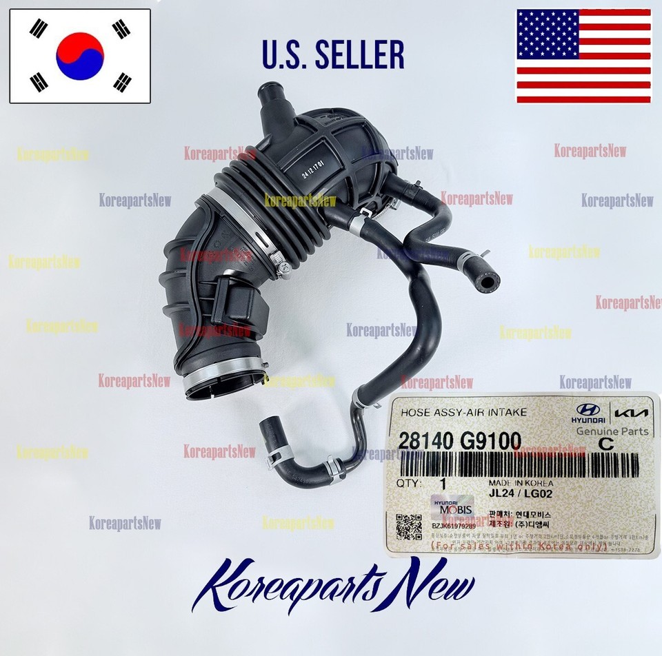 2.0L TURBO Air Intake Tube Hose 28140G9100 ⭐OEM⭐ Stinger 18-21 Genesis ...