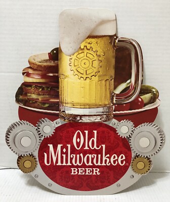Vintage 1977 OLD MILWAUKEE Beer Advertising Sign / Counter Display | eBay