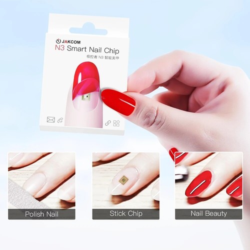 No Charge Smart Nail Chip Required NFC Smart Nail sticker Self Defence ...
