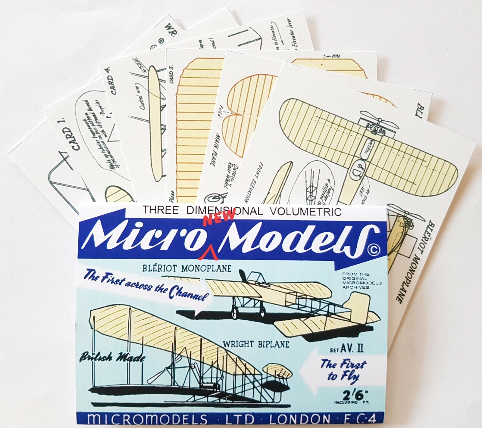 Micromodels AVII Wright Biplane & Blériot Monoplane Micro New Models ...