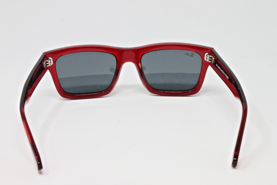 Ray Ban Sunglasses Warren Unisex PlasticTransparent Red 54mm RB4396 ...