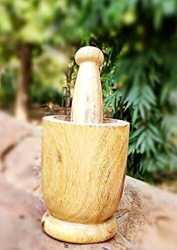 Wooden Natural Brown Okhali & Musal Set For Kitchen | eBay