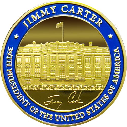 BB-002 39th President Jimmy Carter Challenge Coin White House POTUS ...