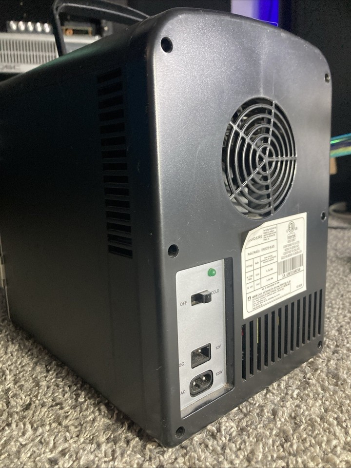 Retro Frigidaire Mini Fridge 6-can 4L Portable Desk Car Cooler AC DC ...