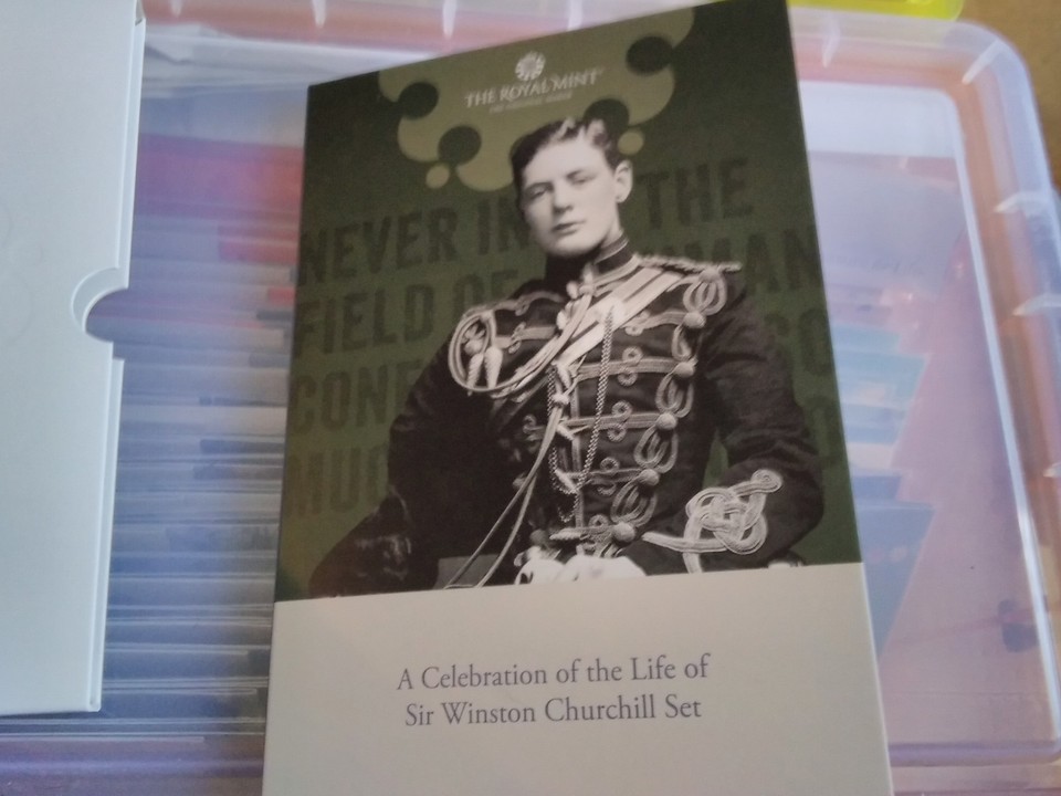 Royal Mint Winston Churchill Limited Edition BUNC pack set £2 coins ...