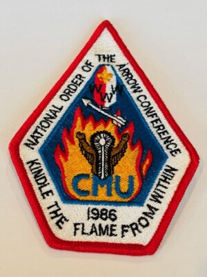Boy Scouts Cub Girl Patch Council Badge Memorabilia vtg 1986 Arrow CMU ...