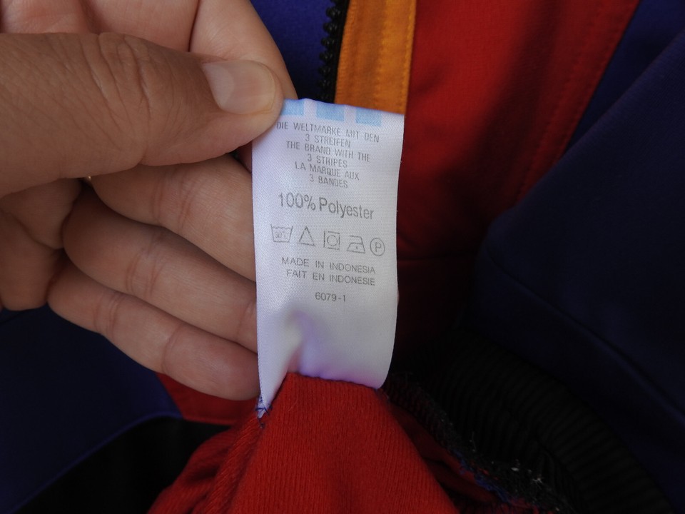 Vintage 90s Adidas World Wide Sport Track Jacket Color Block Pullover ...