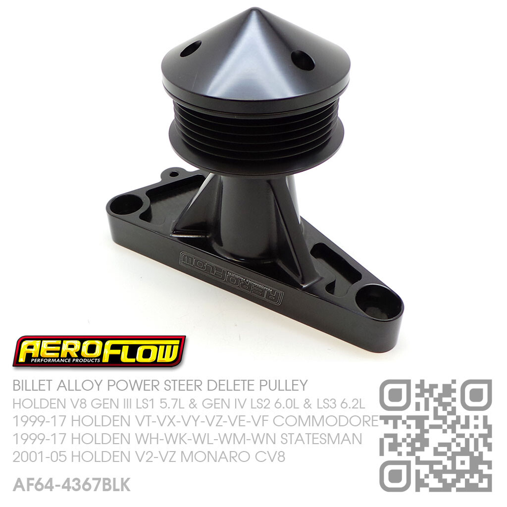 AEROFLOW POWER STEER DELETE V8 GEN 4 LS3 6.2L [HOLDEN VF COMMODORE & WN ...