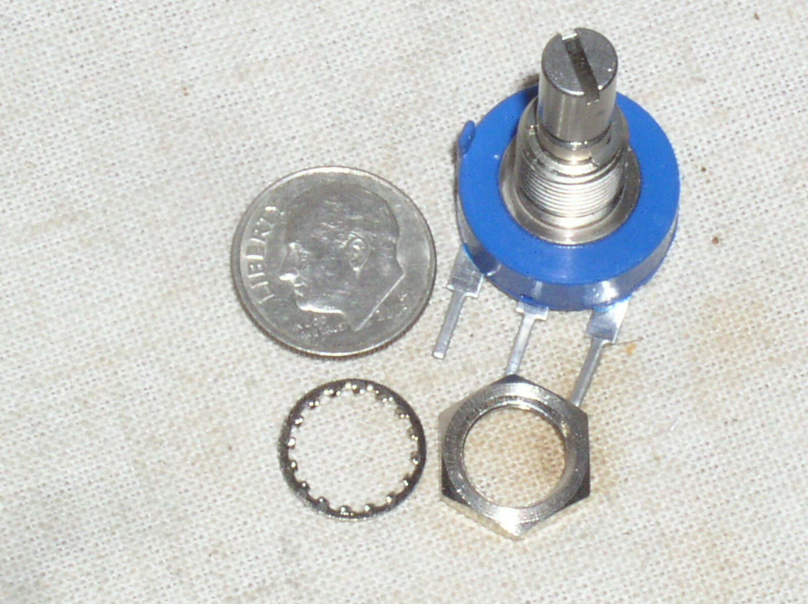 1 BOURNS 3856A-286-105A 1M 1 MEG 3.75T TRIMPOT PANEL MOUNT POT ...