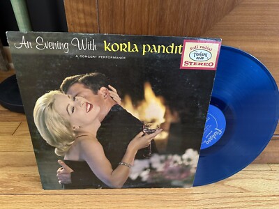 Korla Pandit (An Evening With) Blue Translucent Vinyl LP Fantasy 8049 ...