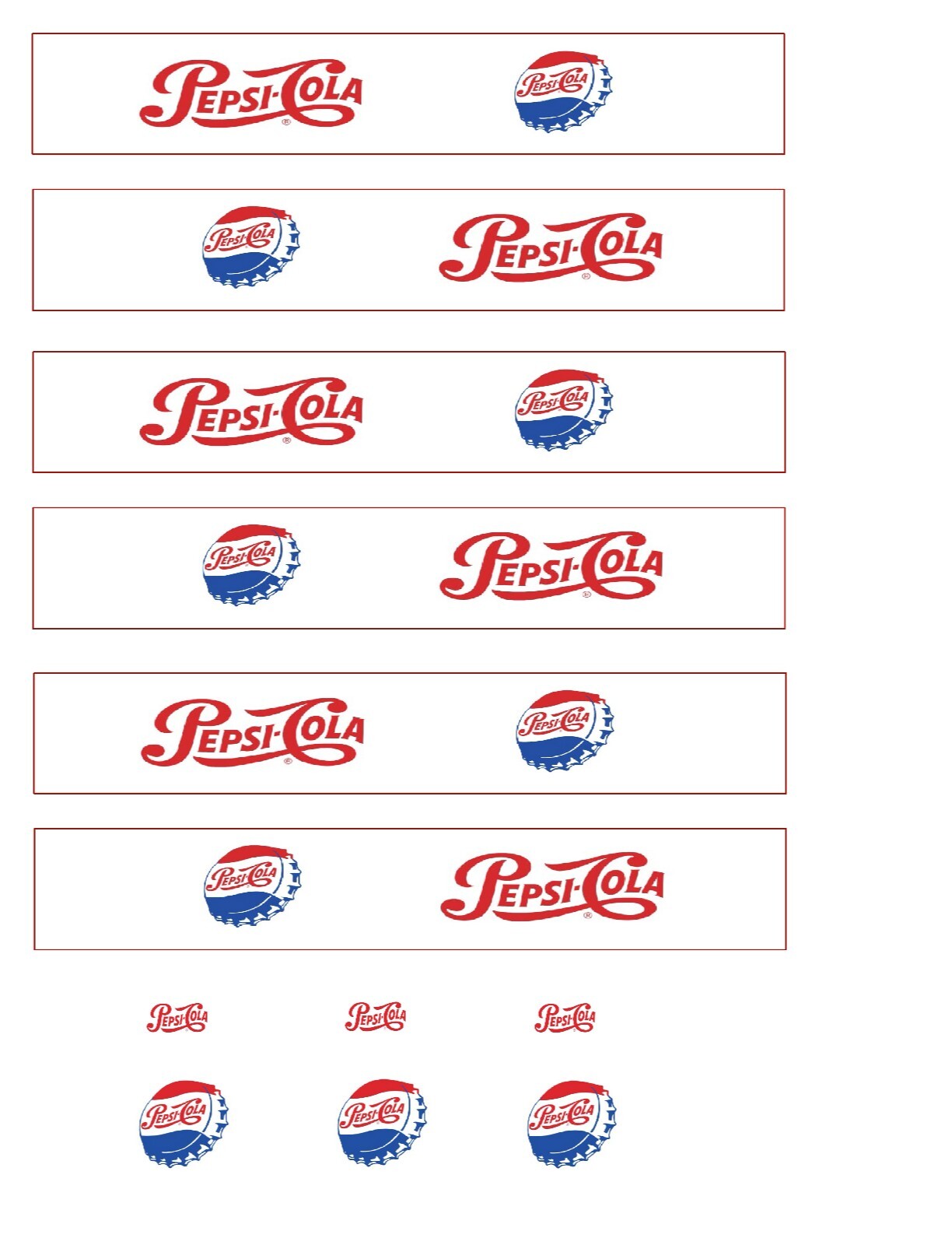 HO Scale Truck / Trailer Decals. " Pepsi " | eBay