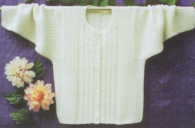 Cabin Fever Knitting Pattern 403 Summer Braids Cardigan Women 40-54" | eBay