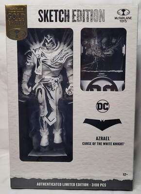 DC Multiverse Azrael Curse of the White Knight Sketch Gold Label EE ...