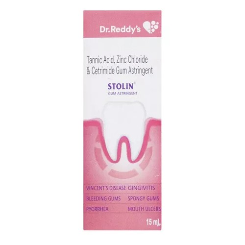 Dr Reddy's Stolin Gum, mouth ulcers Each 15 ml X Pack of 2 free fast ...