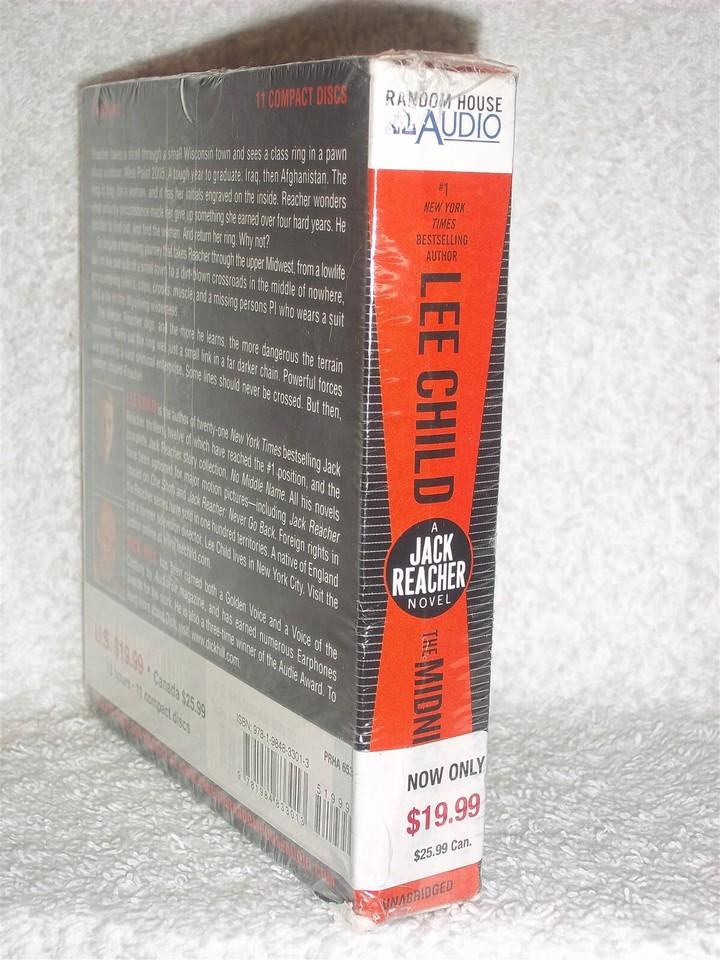 Midnight Line (AUDIOBOOK CD, 2020) NEW Lee Child Jack Reacher suspense ...