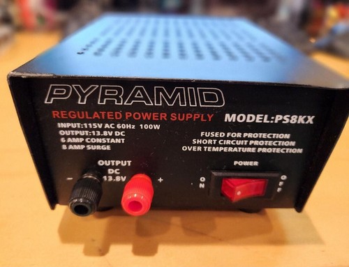 PYRAMID Regulated Bench Power Supply PS8KX 6 AMP AC-to-DC Power ...