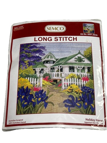 Semco Long Stitch Holiday Haven Kit No. 6001.0030 NEW 30x30 cm ...