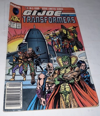 Marvel Comics G.I. Joe vs Transformers Issue Limited Series #4 Vintage ...