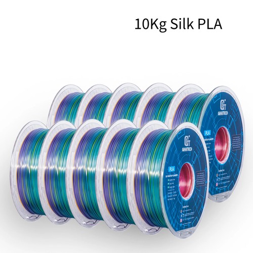 10Kg Silk PLA Filament 1.75mm Spool Wire For 3D Printer Material Safety ...