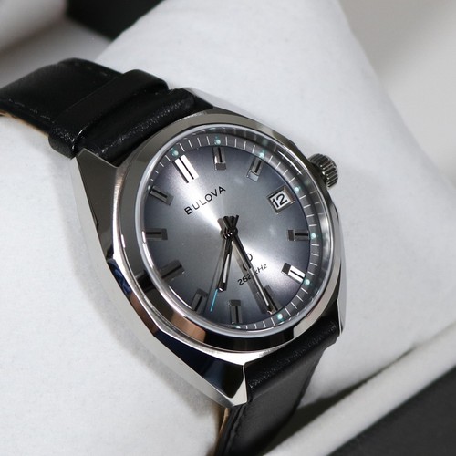 Bulova Jet Star Precisionist Men's Stainless Steel Grey Dial Watch ...