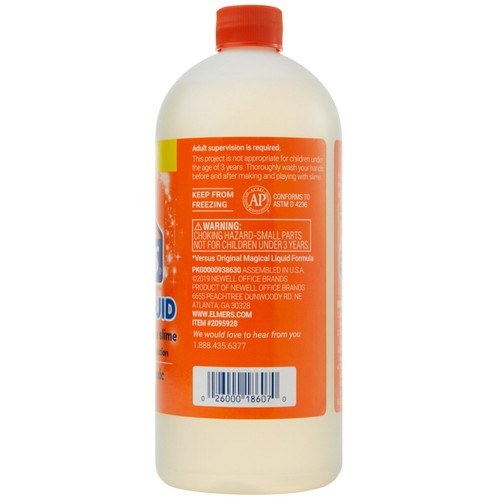 Elmer's Magical Liquid Slime Activator, 32 oz，3.36 x 3.36 x 8.44 Inches ...