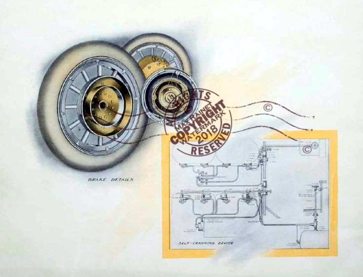 1911 Amplex Motor Cars 30-50 CATALOGUE valveless 2-cycle engine Touring ...