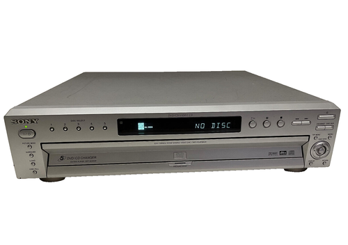 Sony DVD/CD/VIDEO CD Player 5 Disc Carousel Model #NC55P | eBay