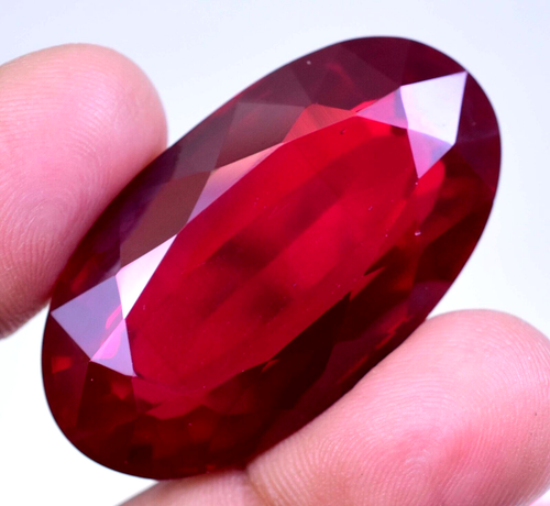 124.45 Ct Natural Blood Red Mozambique Ruby AGL CERTIFIED GIGANTIC ...