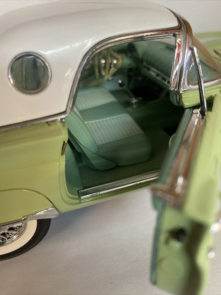 1956 Ford Thunderbird T-Bird Model Car Green White Convertible 2014 ...