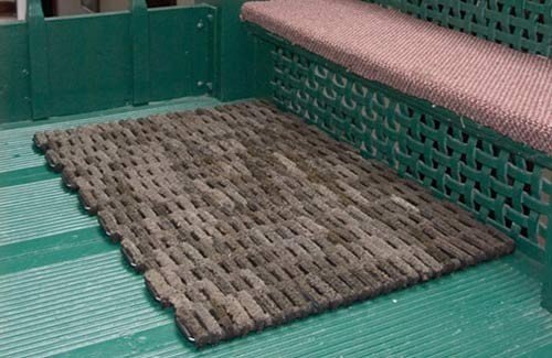 Dura-Rug Recycled Fabric Tire-Link Outdoor Entrance Mat, 20" x 30" | eBay