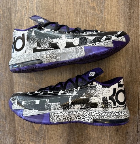 Nike KD 6 VI iD ID MVP Purple Black White Size 10.5 Sneakers Shoes 653743-993 | eBay