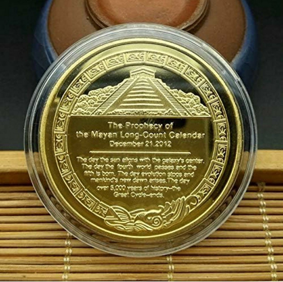 Mexico Mayan Aztec Calendar Commemorative Coin. Not A Gold Coin. | eBay
