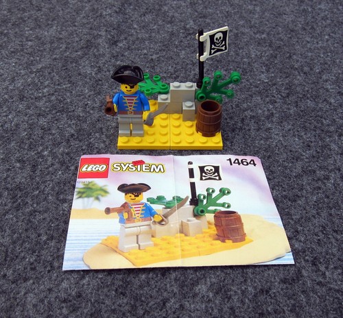 VINTAGE LEGO 1464 PIRATE LOOKOUT SET w/MANUAL**COMPLETE**1992**NICE ...