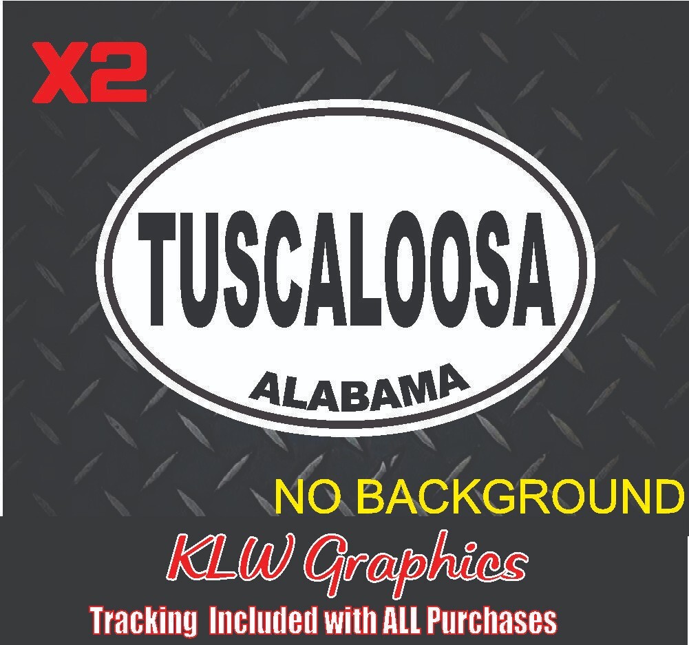 Tuscaloosa Alabama Vinyl Decal Sticker State Car Truck Home AL ...