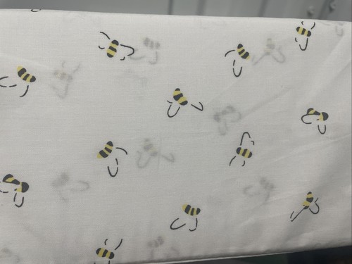 Kate Spade 100% Cotton Percale Dainty Flying BUMBLE BEES Sheet Set ...