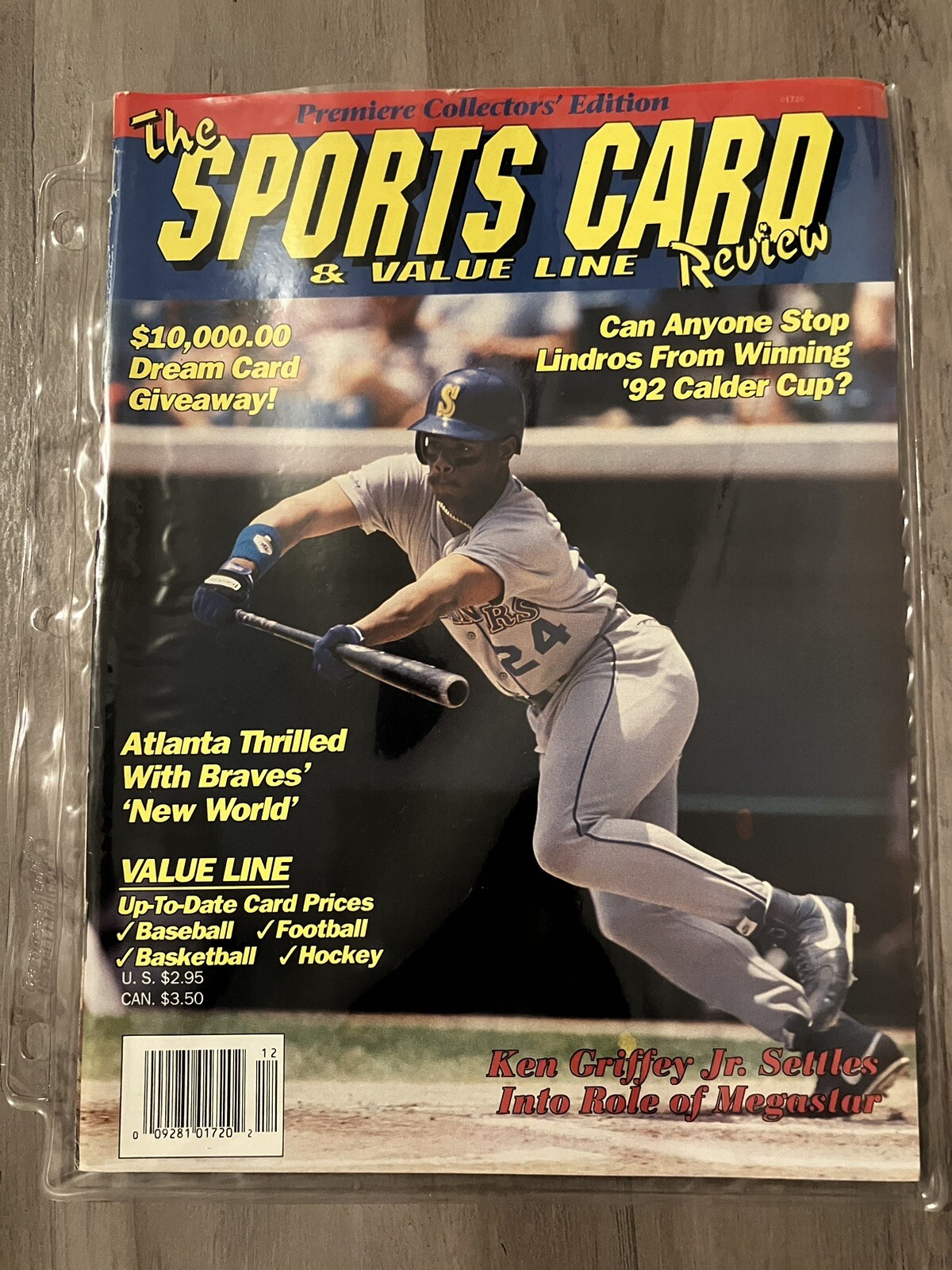 Ken Griffey Jr 1992 The Sports Card & Value Line Review Collector's ...