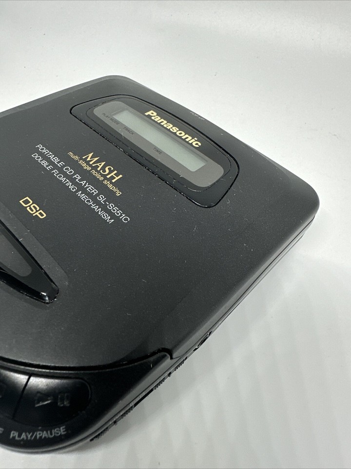 Vintage 90s Panasonic SL S551C Portable CD Player, Made in Japan Tested ...