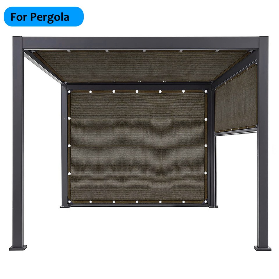 Sun Shade Cloth Privacy Screen Fabric With Grommets Patio Garden ...