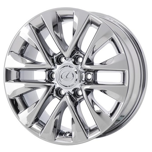 18" LEXUS GX460 PVD BRIGHT CHROME-C WHEEL RIM FACTORY OEM 74297 2013 ...