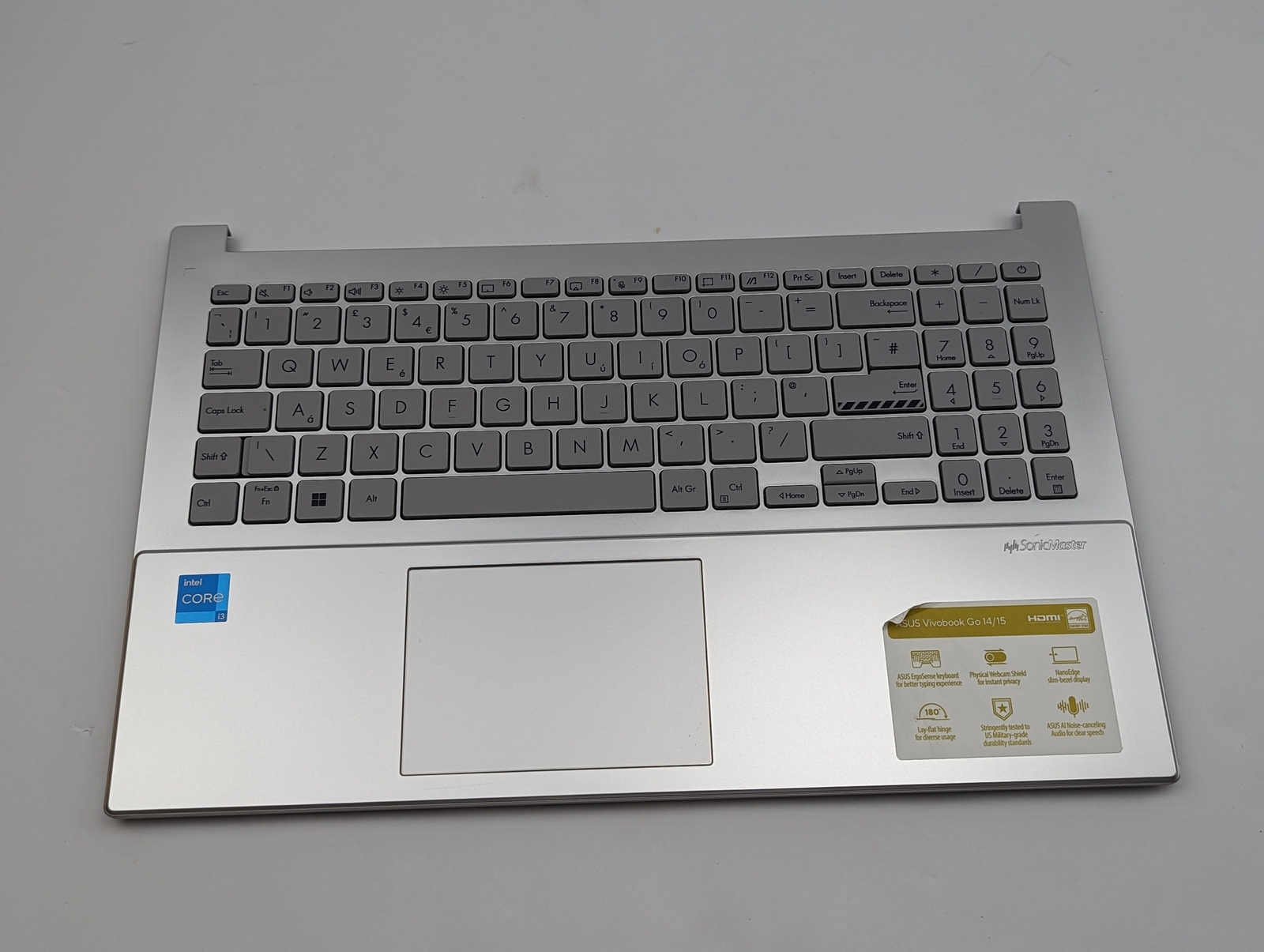 Asus Vivobook Go 15 E1504GA UK Keyboard Palmrest Top Cover 13N1-H2A0211 ...