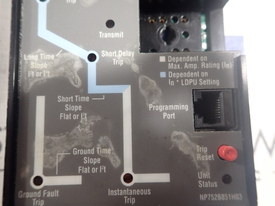 Cutler Hammer P76LSIG Digitrip OPTIM 750 Programmable Trip Unit No ...
