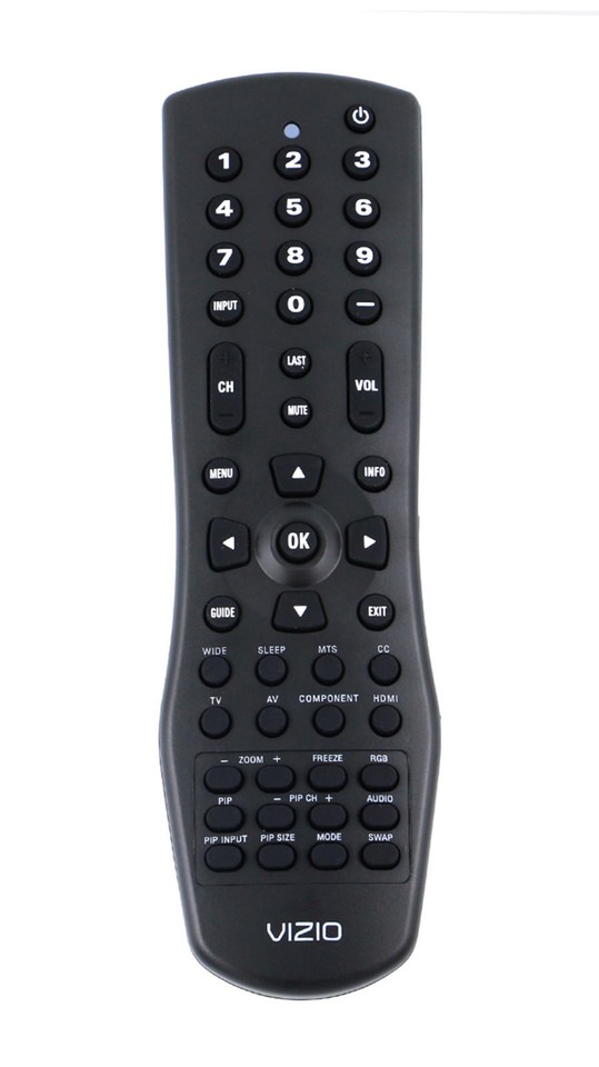 VR1 Vizio Remote for JV50P VX52L VX42L L13 L37 L42 GV42L Vizio LCD ...