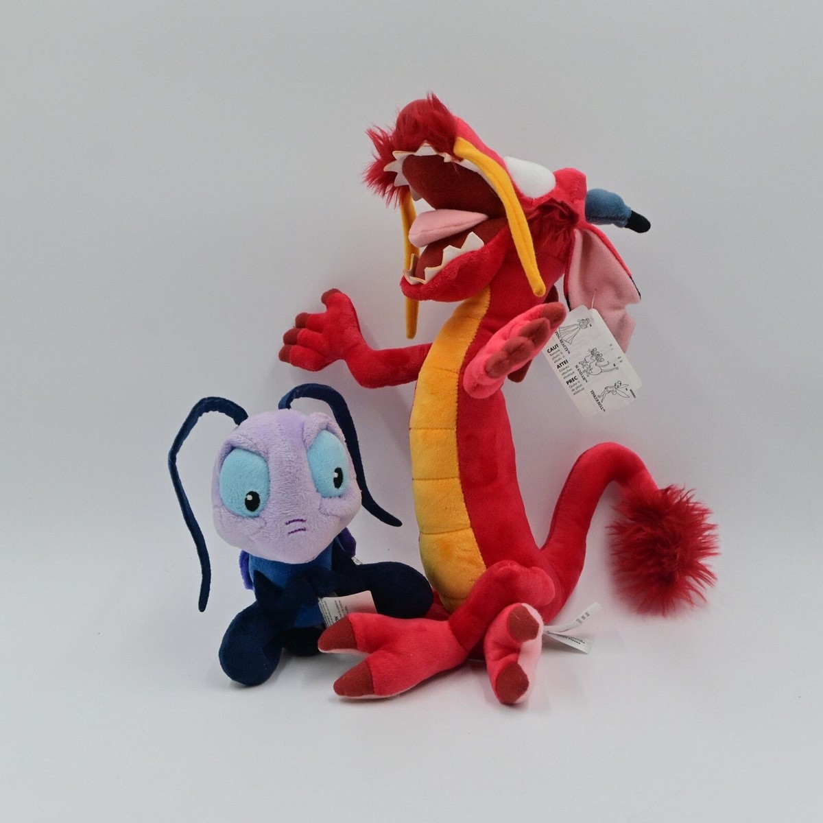 Mulan And Mushu Colored Disney Toys | Disney Mulan Mushu Dragon Plush