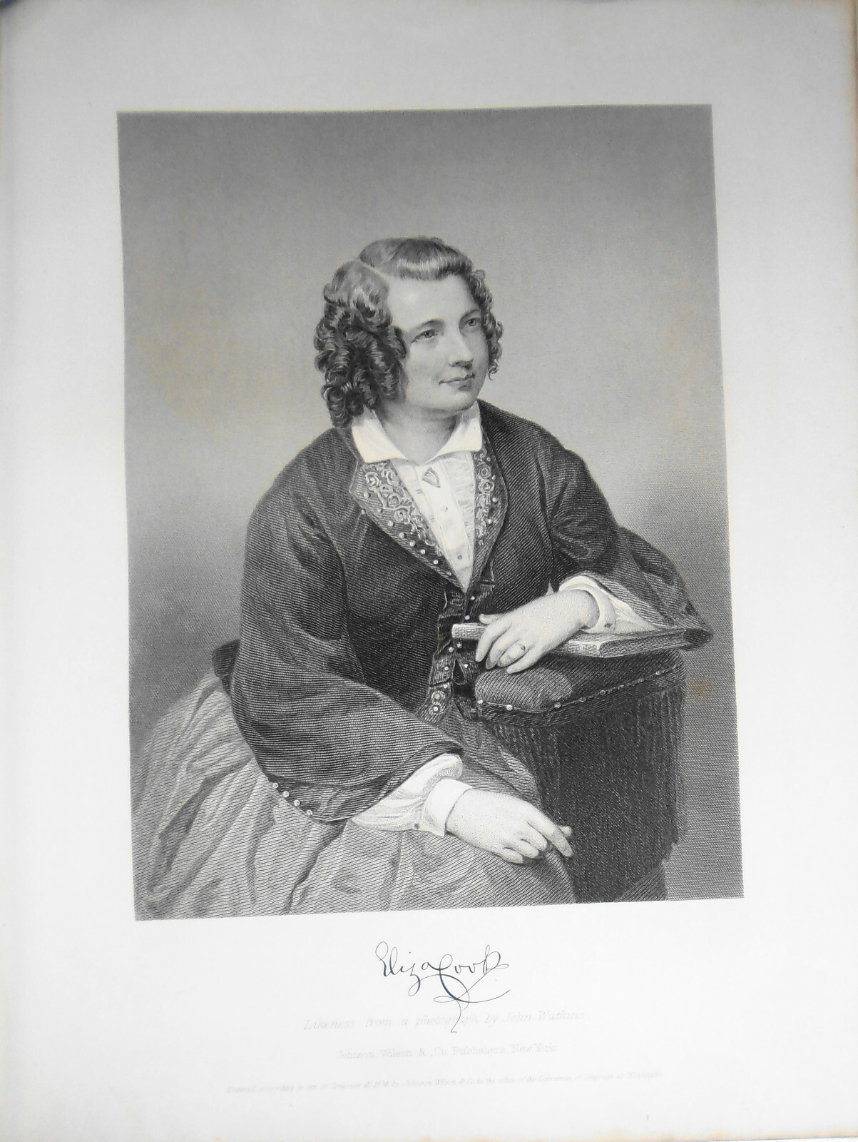 Eliza Cook - steel engraving - 1876 - Duyckinck Internationale Gallerie ...