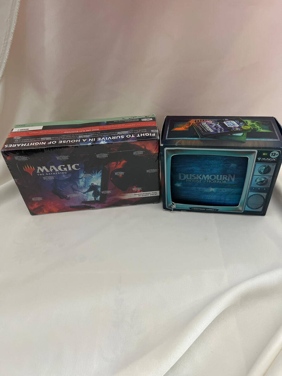 Magic the Gathering MTG Duskmourn House of Horror Booster Pack Boxes 2 ...