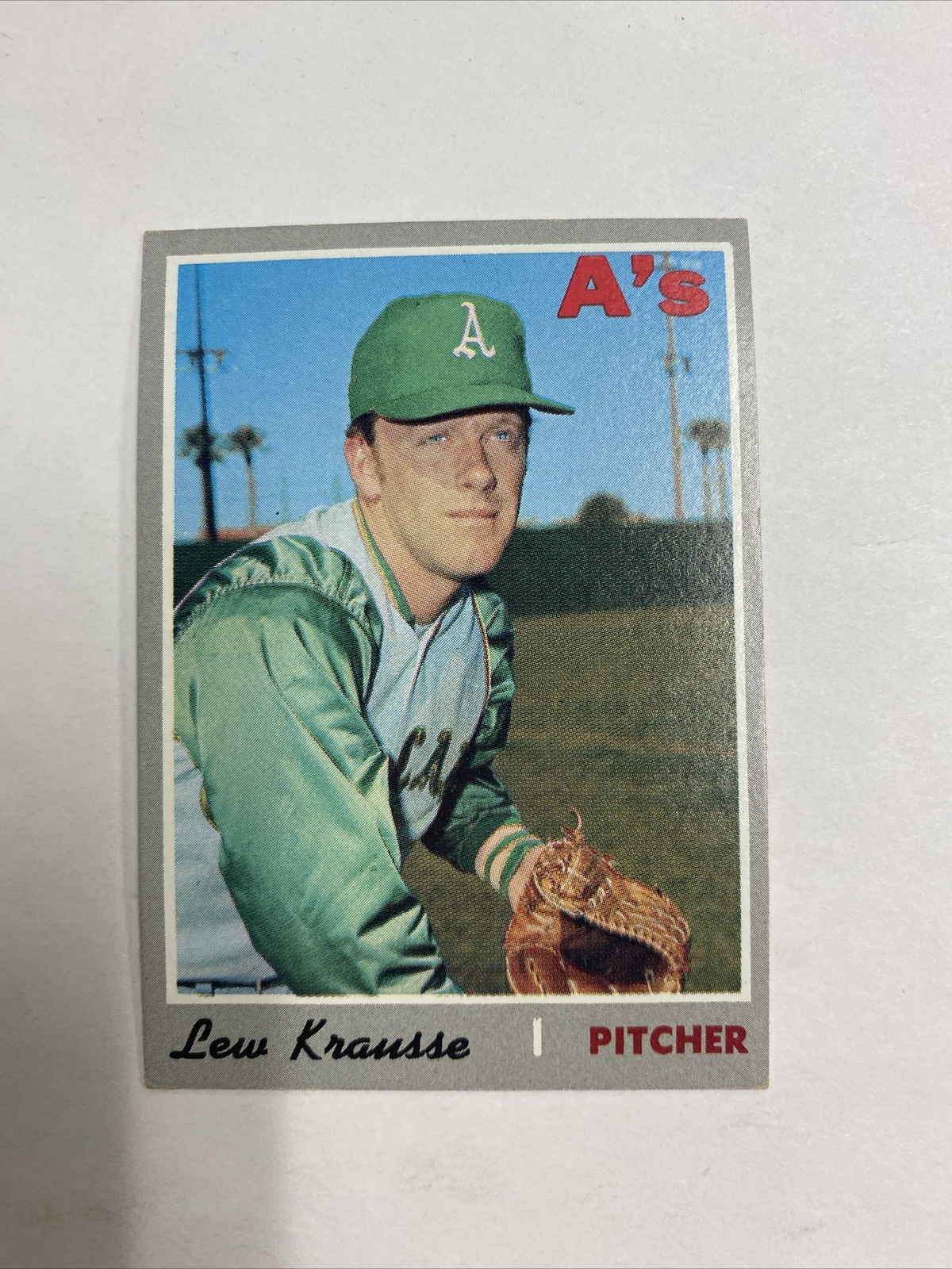 1970 Topps Baseball Lew Krausse Oakland A's Card #233 | eBay